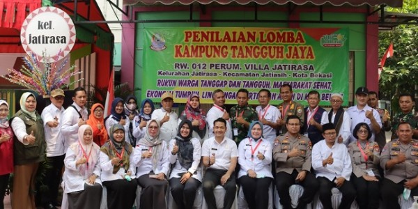 Tim Penilai Kampung Tangguh Jaya 2022 Datangi Rw 12 Jatirasa Dan Rw 07